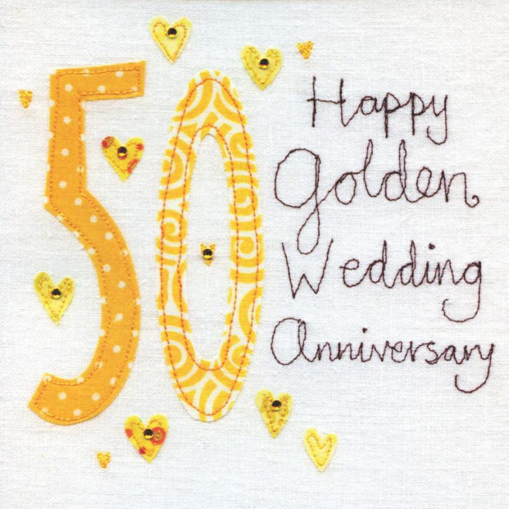 50th Wedding Anniversary Cards - Printable Anniversary Cards