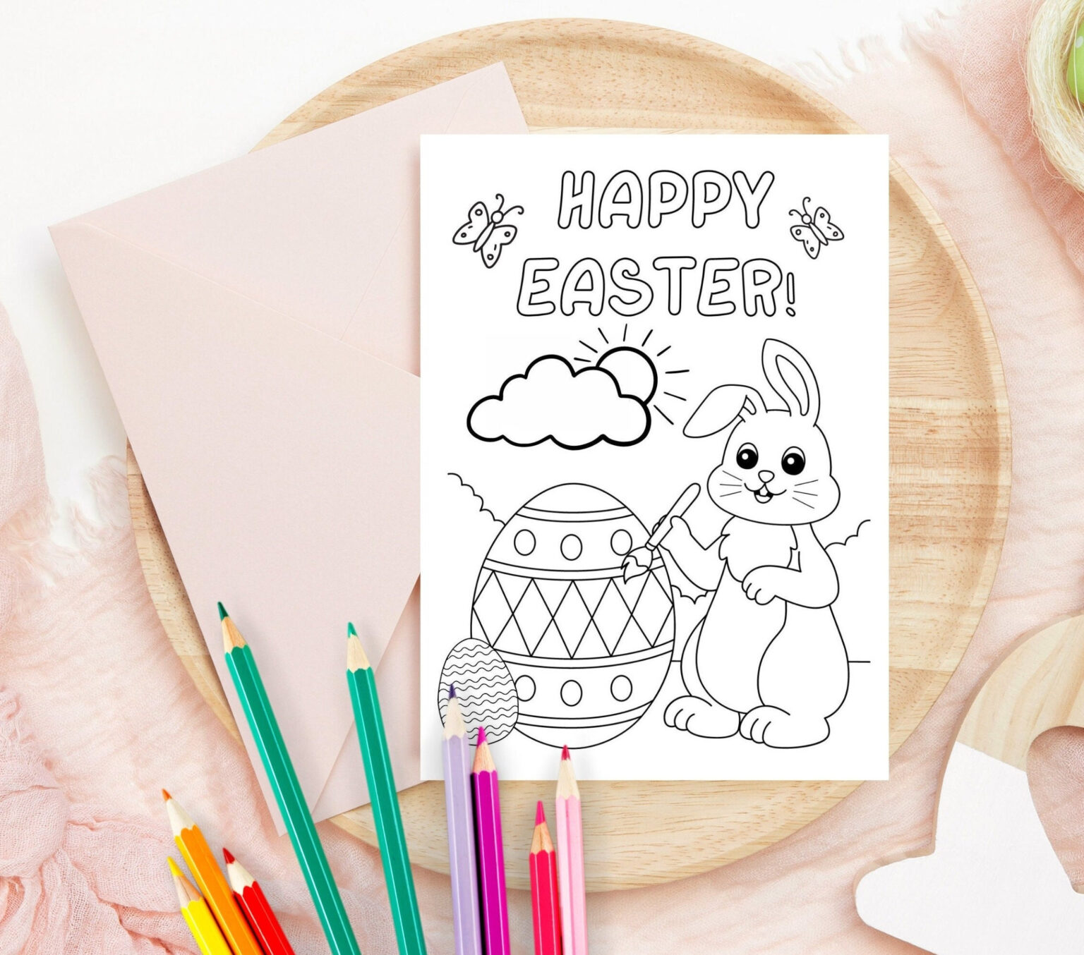 Printable Coloring Easter Cards - Printable Anniversary Cards